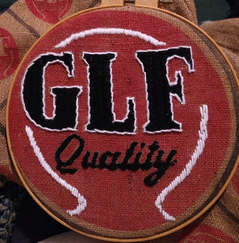 The GLF Embroidery Project, Part 1 – Chuck The Writer